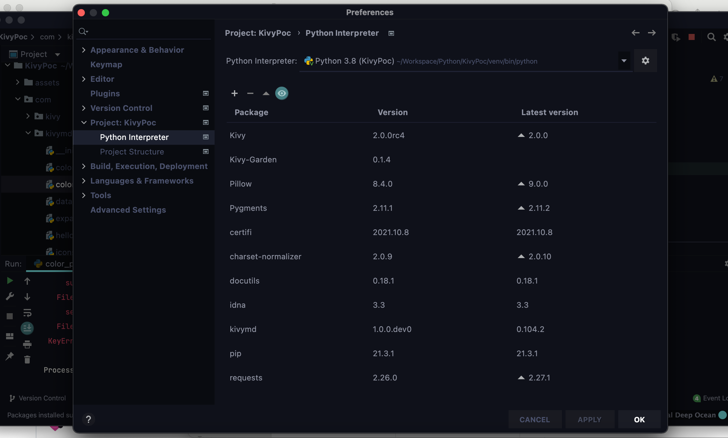 error in opening MDColorPicker using usage example in kivymd.uix.pickers.colorpicker.py · Issue ...