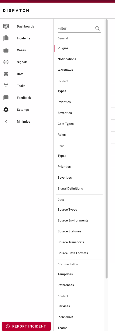Making the settings navbar more reliable by kevgliss · Pull Request #2777 · Netflix/dispatch ...