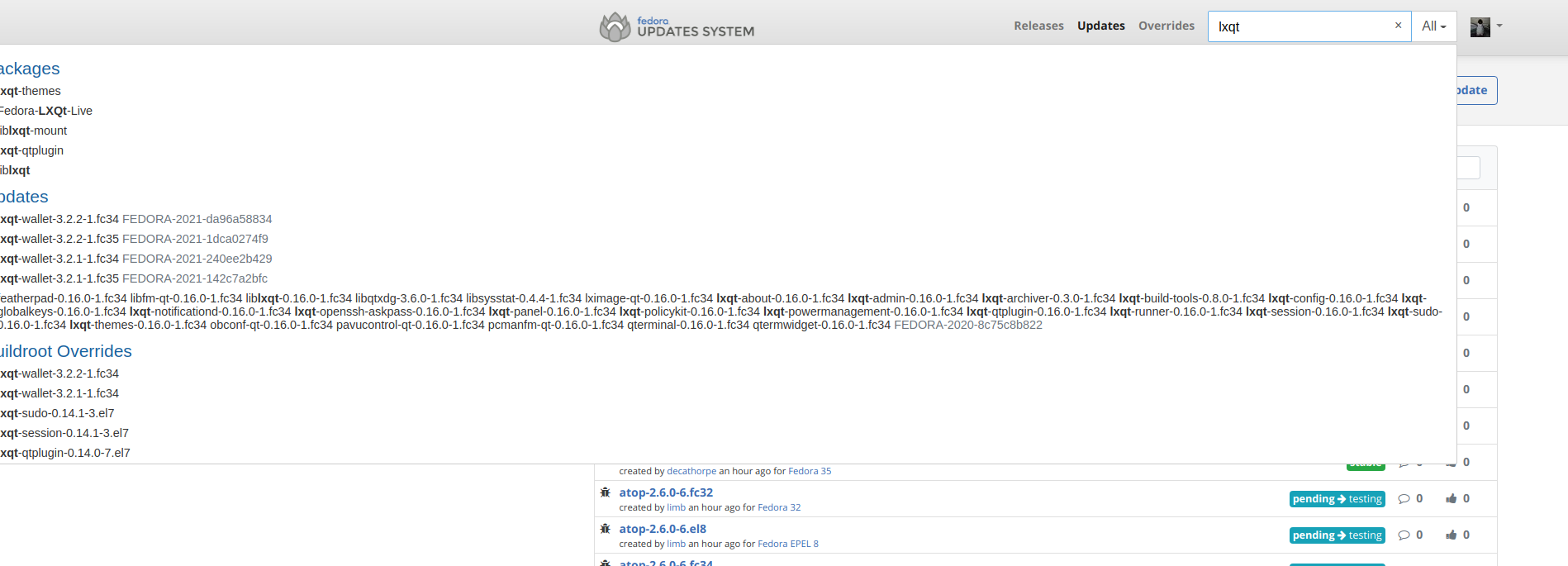 Search auto-complete listbox cutoff when browser maximized · Issue #4206 · fedora-infra/bodhi ...