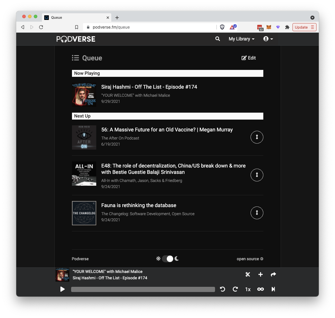 Add "There are no items in your queue" to the Queue page · Issue #281 · podverse/podverse-web ...