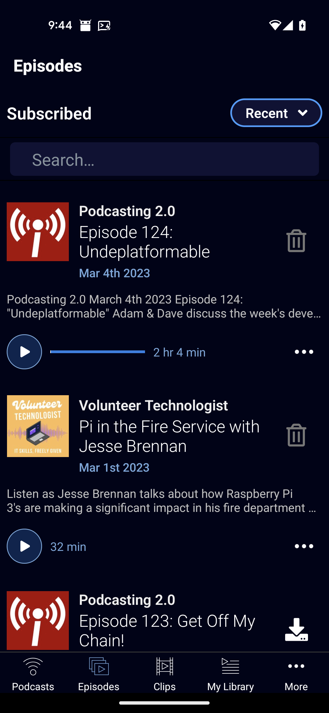 Remove all the dividers in list views · Issue #1597 · podverse/podverse-rn · GitHub