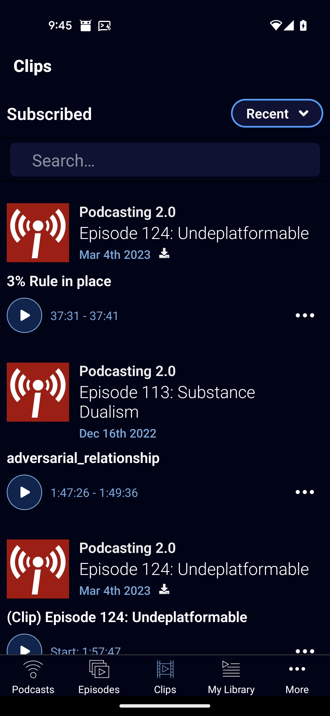 Remove all the dividers in list views · Issue #1597 · podverse/podverse-rn · GitHub