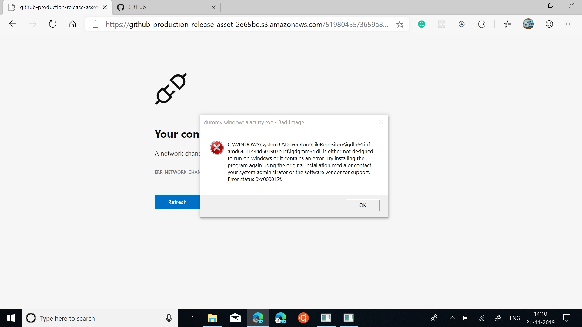 alacritty isn't starting · Issue #2995 · alacritty/alacritty · GitHub