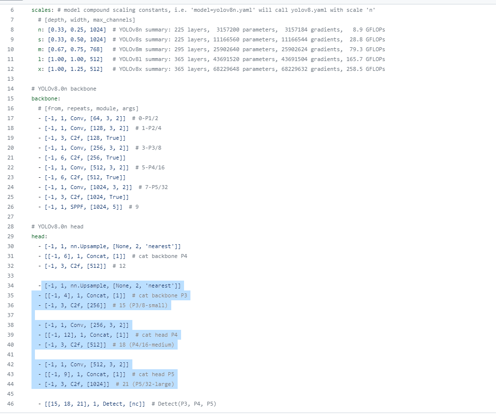 Yolov8.yaml modifying to reduce the depth · Issue #3958 · ultralytics ...
