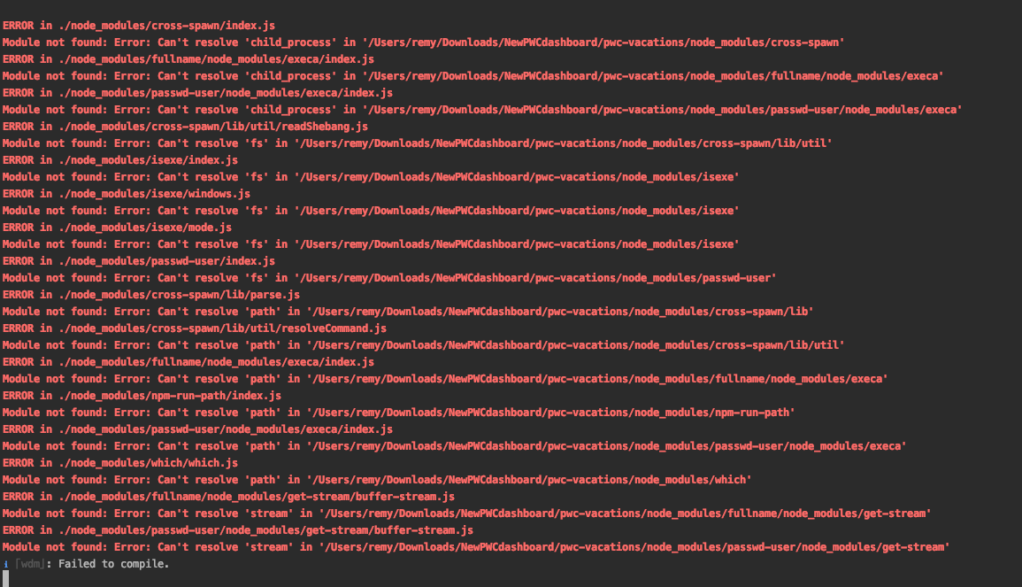 Modules missing when trying to run · Issue #24 · sindresorhus/username · GitHub