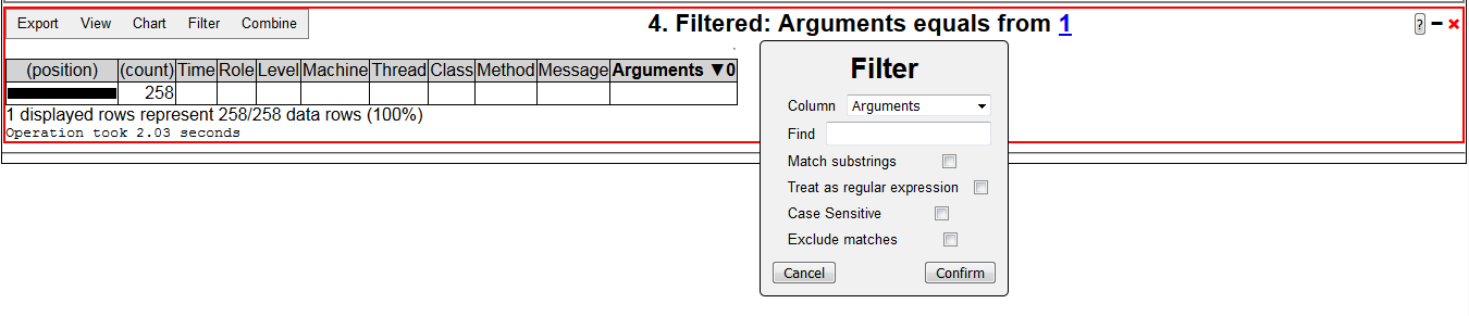 Arguments filter not working properly · Issue #454 · vmware-archive/hillview · GitHub
