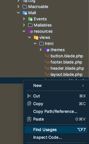 [Feature Request]: Overwrite view file from tree context menu · Issue #675 · laravel-idea/plugin ...