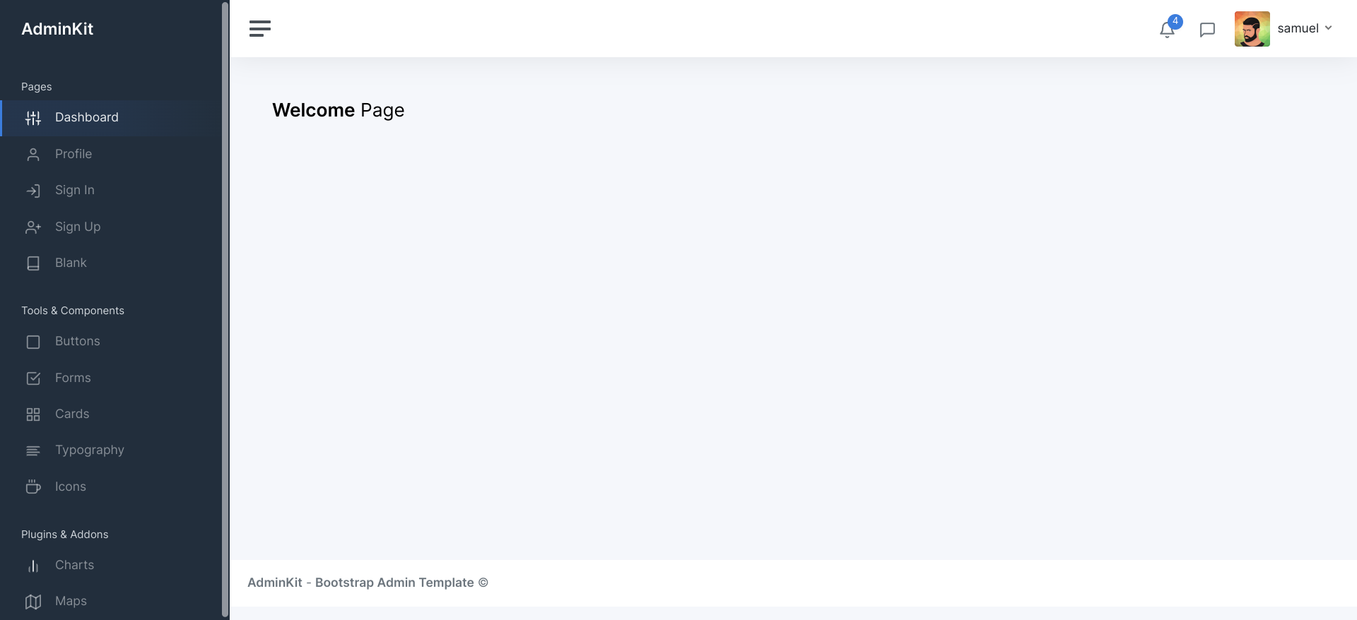 GitHub - krahman80/laravel-livewire-adminkit-dashboard: learning laravel livewire by building ...
