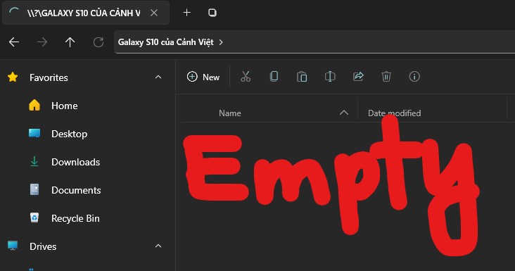 No access to connected device · Issue #8030 · files-community/Files · GitHub