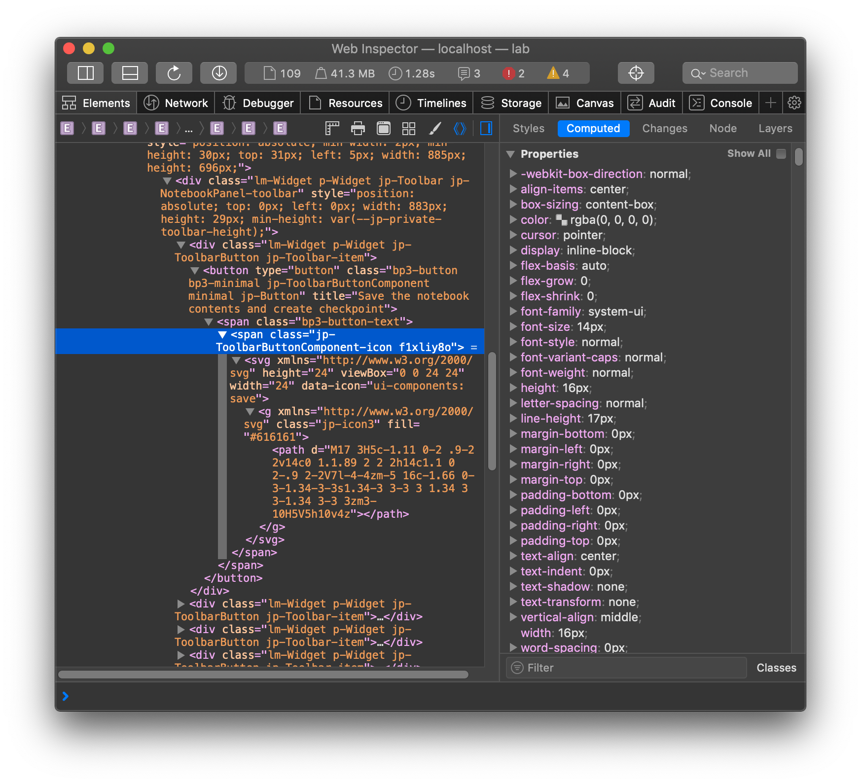 Toolbar Buttons are not visible · Issue #7959 · jupyterlab/jupyterlab · GitHub
