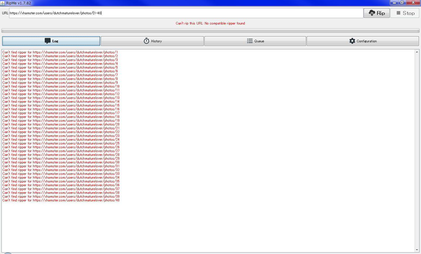 Can't rip Xhamster all of user's galleries · Issue #1276 · RipMeApp/ripme · GitHub