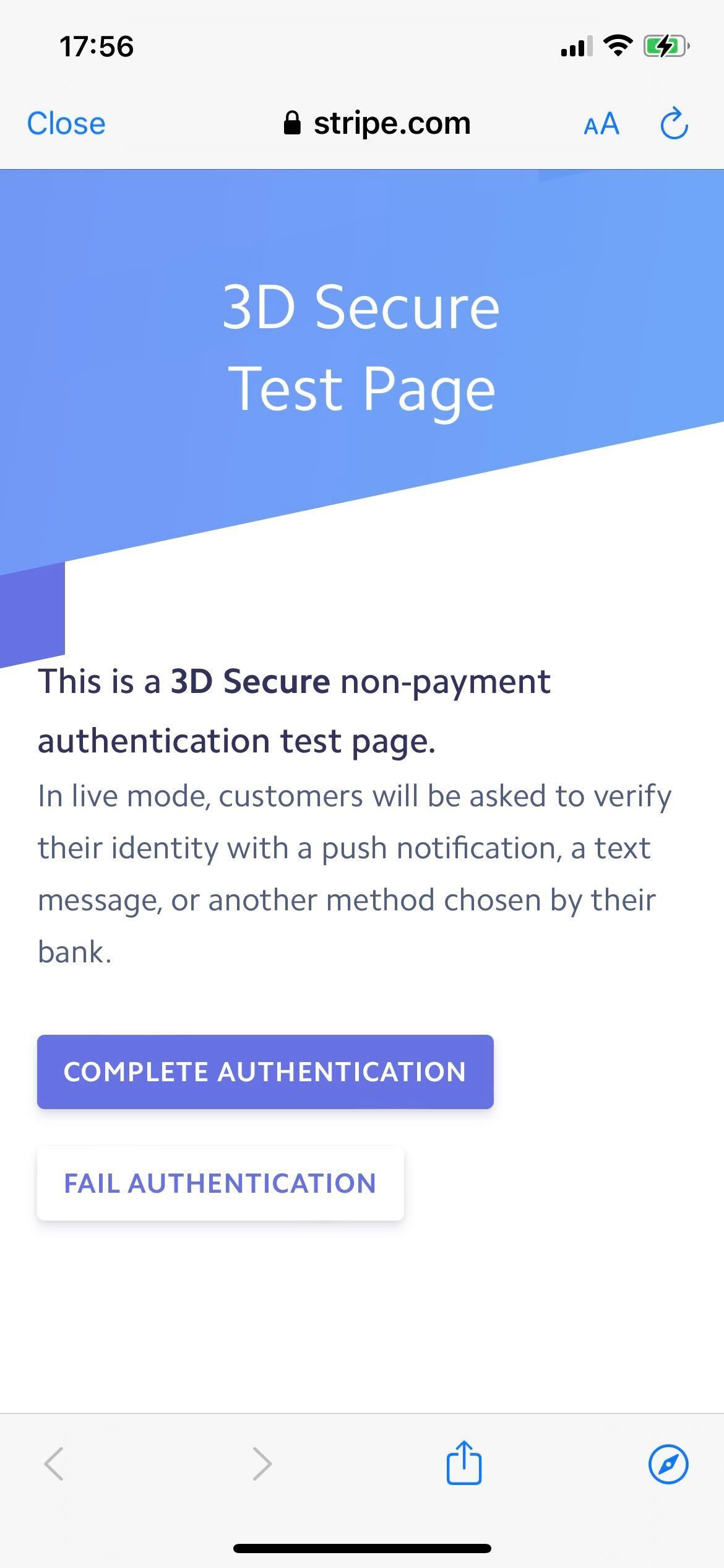 SCA authentication web page doesn't close automatically on IOS · Issue #942 · flutter-stripe ...