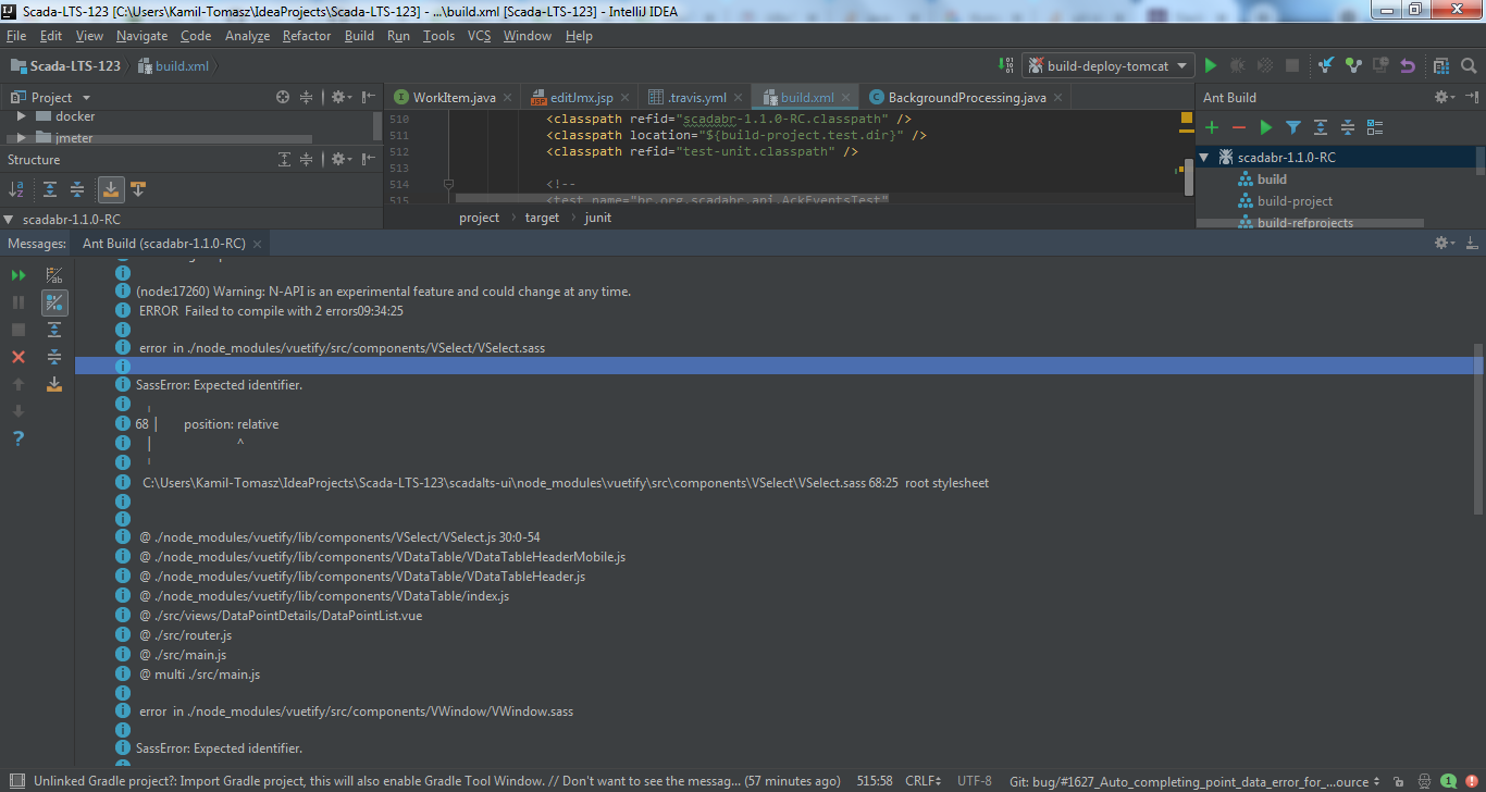 Auto-Update libraries provide build failure. · Issue #1631 · SCADA-LTS/Scada-LTS · GitHub