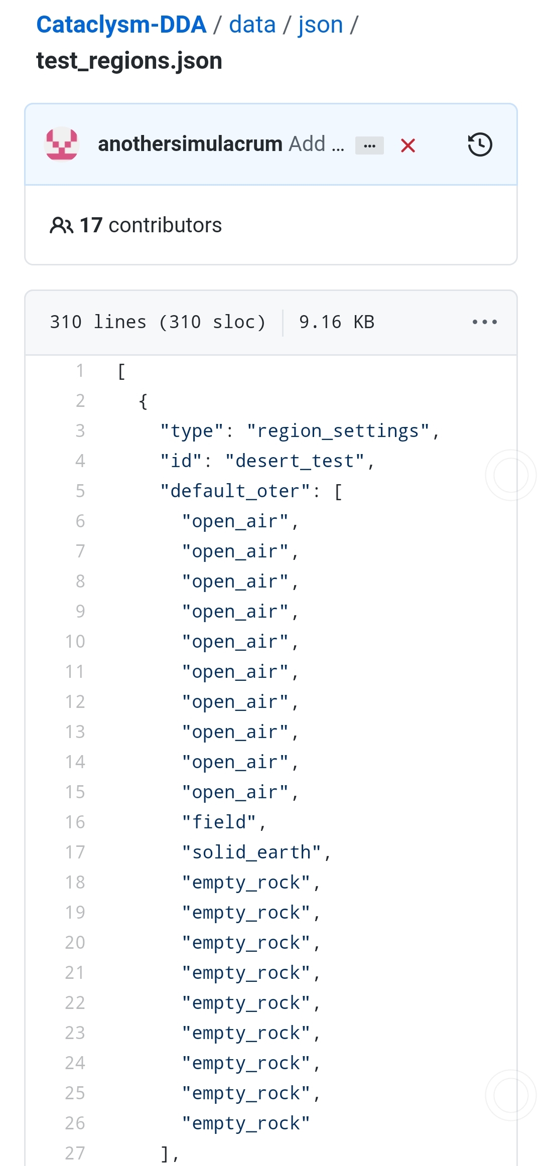 "default_oter" json error · Issue #134 · Kenan2000/CDDA-Structured-Kenan-Modpack · GitHub