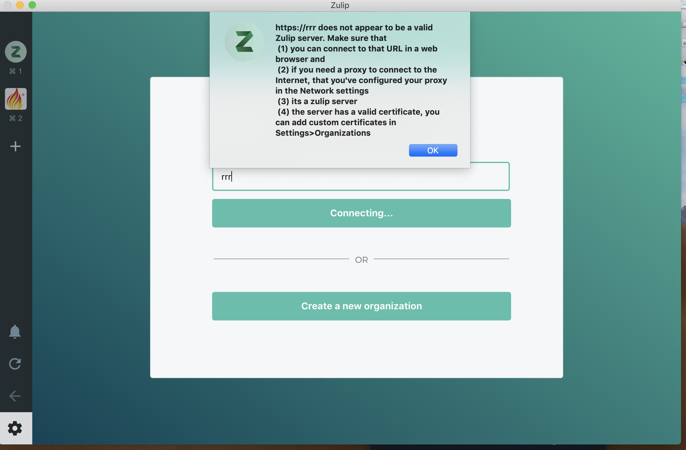 Electron should present Network Settings before connecting first time · Issue #540 · zulip/zulip ...