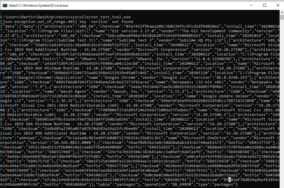 SysInfo packages provider is failing for Windows Hotfixes data · Issue #6622 · wazuh/wazuh · GitHub