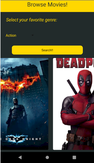 Github Abhishekdvsreact Native Basic Movie Search Or Browse Using Tmdb Bare React Native