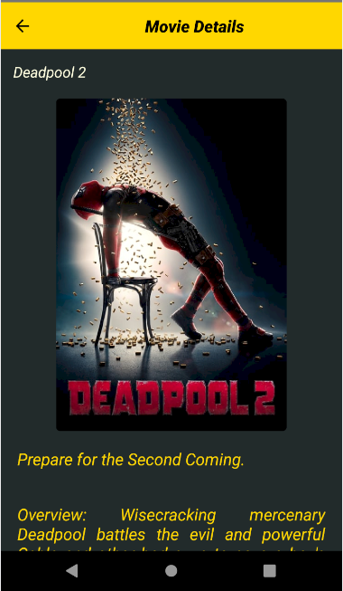 Github Abhishekdvsreact Native Basic Movie Search Or Browse Using Tmdb Bare React Native