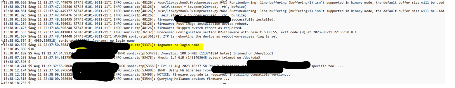 SONiC ZTP: Credentials doesn't work after upgrading device from ZTP flow · Issue #16565 · sonic ...
