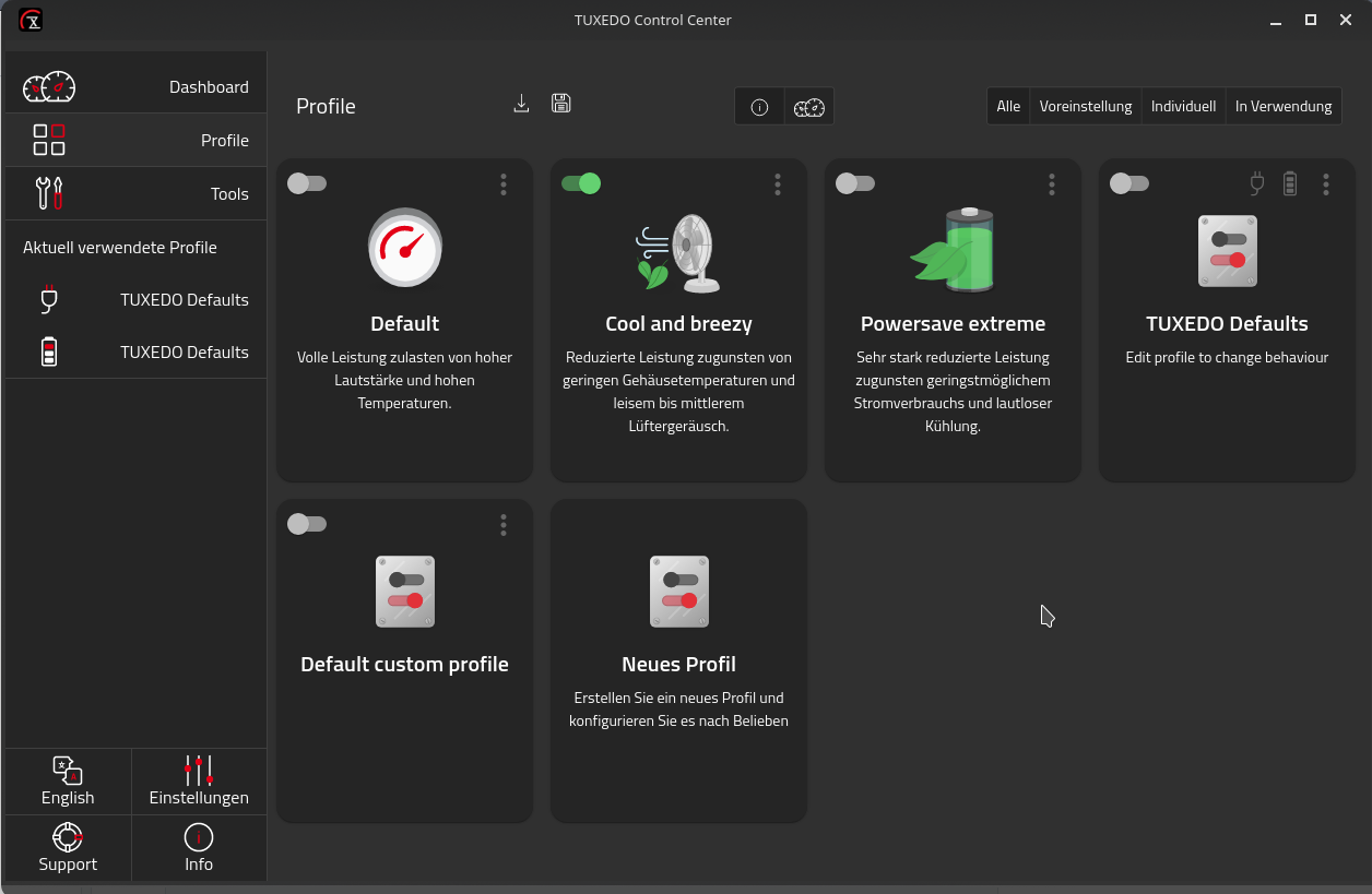 Reset profile after upgrade to 2.0.2 · Issue #286 · tuxedocomputers/tuxedo-control-center · GitHub