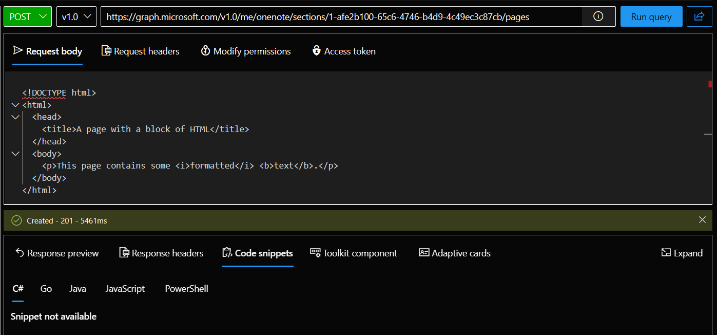 [Snippet Generation] Issue handling non-json payloads · Issue #1571 · microsoftgraph/microsoft ...