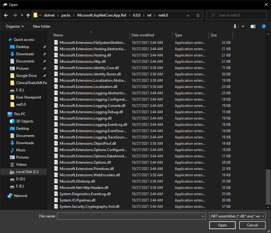 Default Blazor Wasm template does not run · Issue #38195 · dotnet/aspnetcore · GitHub