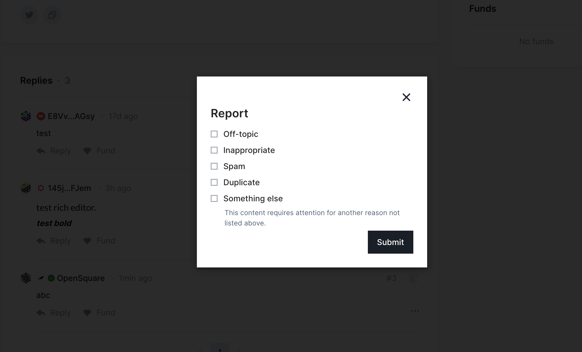 As A User I Want To Close The Modal By Clicking The Outside Area · Issue 410 · Opensquare