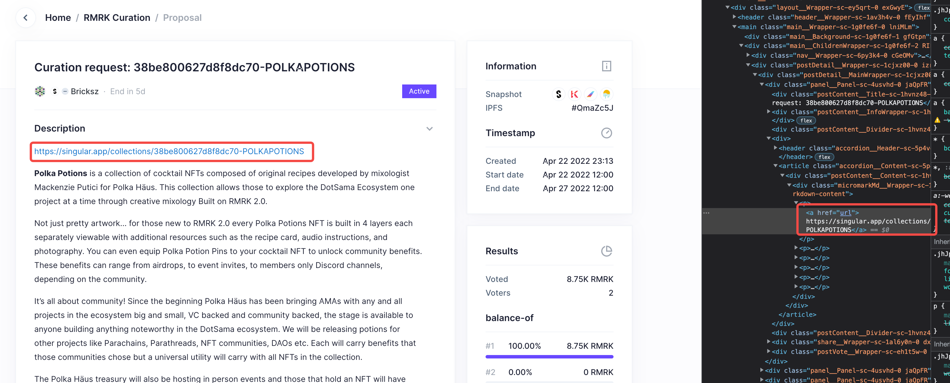 Links on proposal content are broken · Issue #715 · opensquare-network/collaboration · GitHub