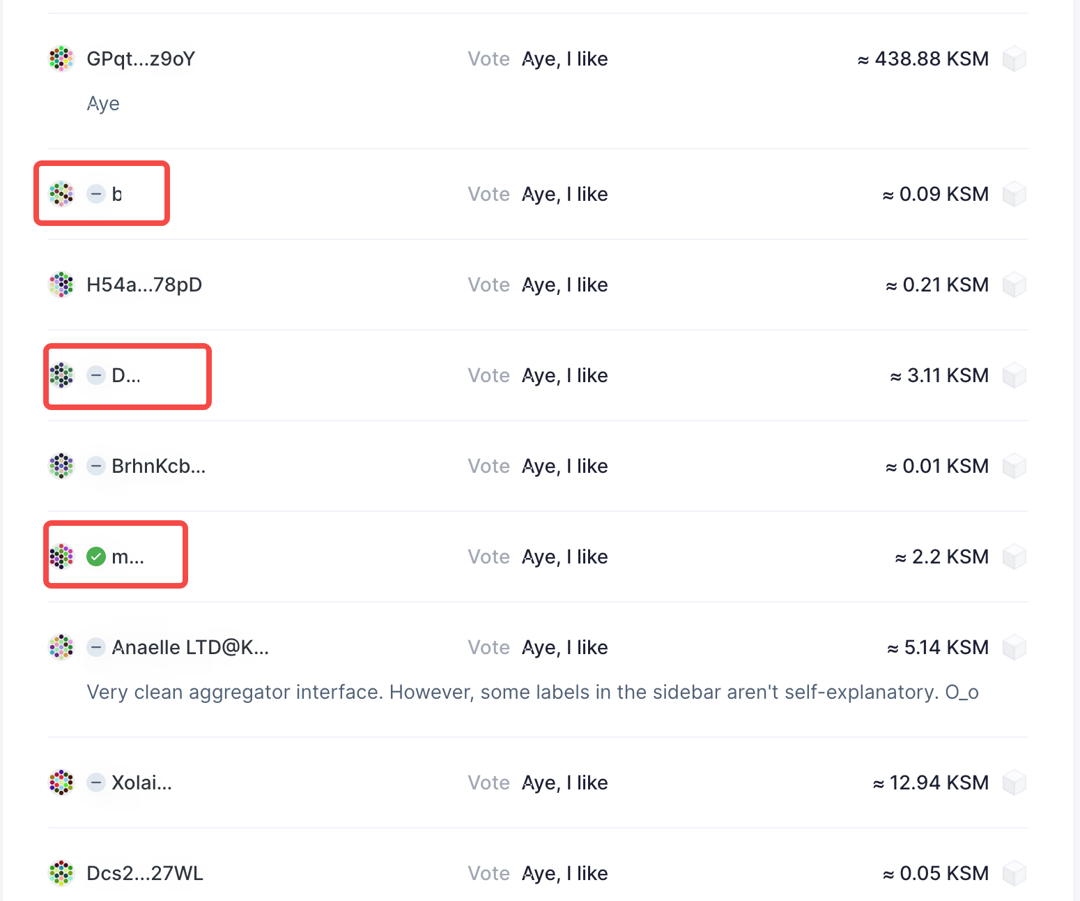Improve the user name view with identity · Issue #756 · opensquare-network/collaboration · GitHub