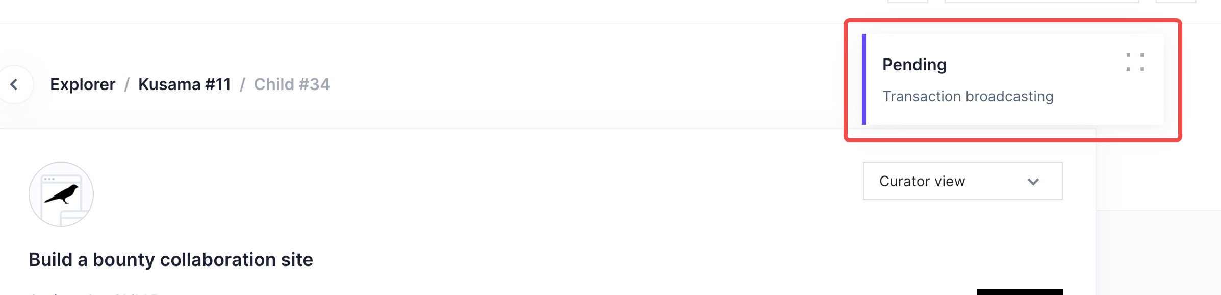 Award extrinsic keep broadcasting · Issue #250 · opensquare-network/bounties · GitHub