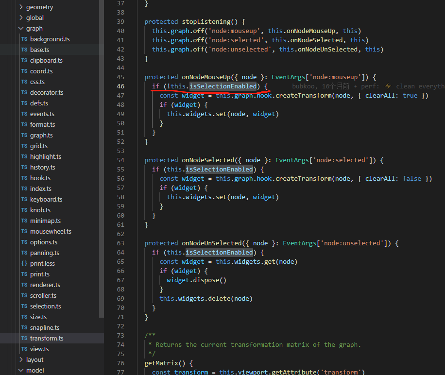 selecting 功能关闭，transforming 还可以使用 · Issue #1938 · antvis/X6 · GitHub