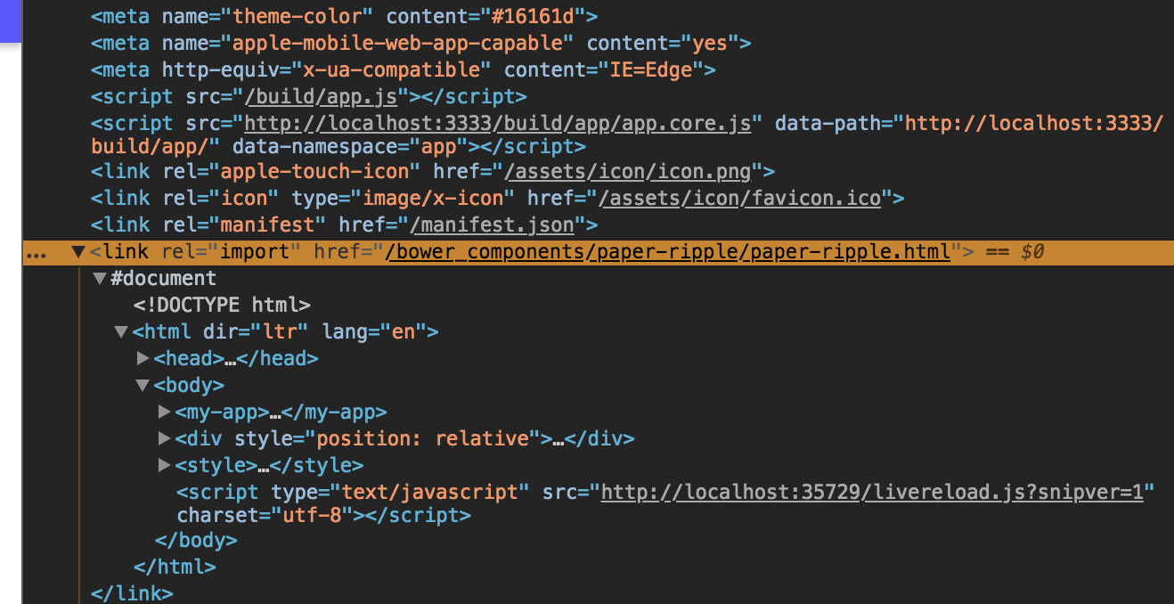Can't use Polymer Web Components in Stencil · Issue #535 · ionic-team/stencil · GitHub