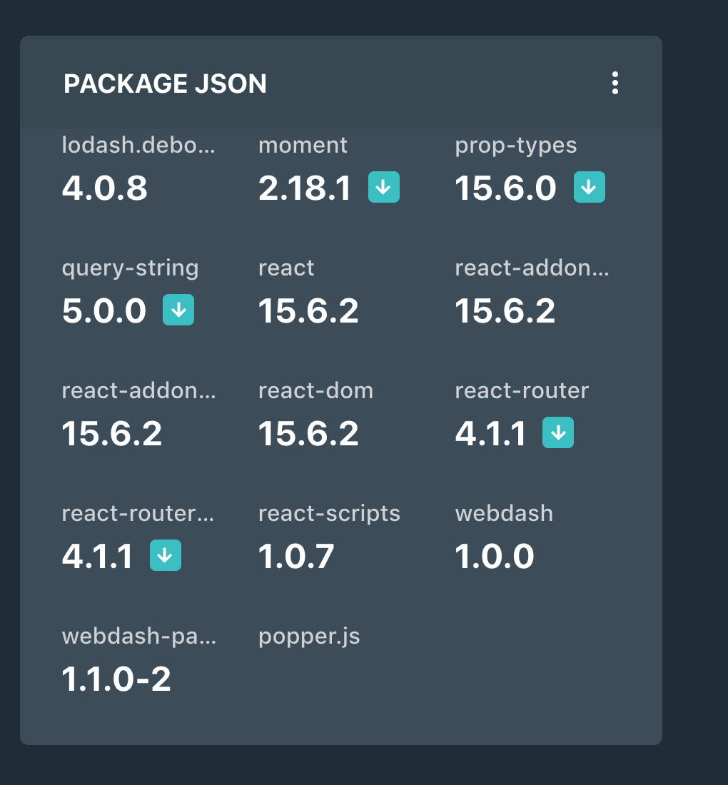 npm list command failed · Issue #6 · jadjoubran/webdash-package-json · GitHub