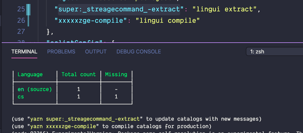 `lingui Extract` Command Prints Possibly Misleading Messages · Issue 727 · Lingui Js Lingui