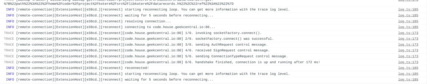 client looses connection with server (partly) · Issue #2063 · coder/code-server · GitHub