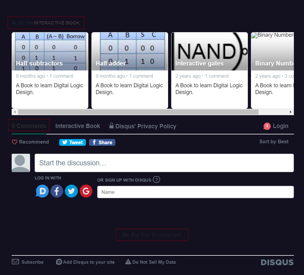 [GSoD2020] Disqus Color Scheme Issue in Dark Mode · Issue #519 · CircuitVerse/Interactive-Book ...