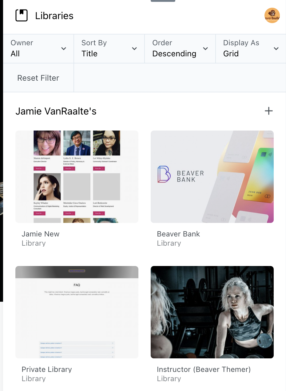 Sorting libraries is not working · Issue #396 · beaverbuilder/assistant · GitHub