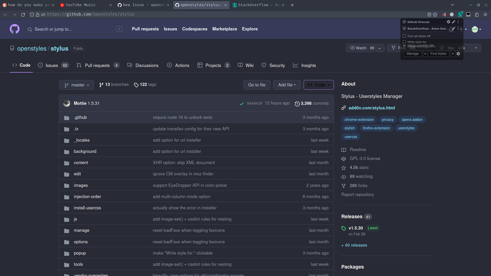 [Bug] Edited Styles get applied to every domain · Issue #1597 · openstyles/stylus · GitHub