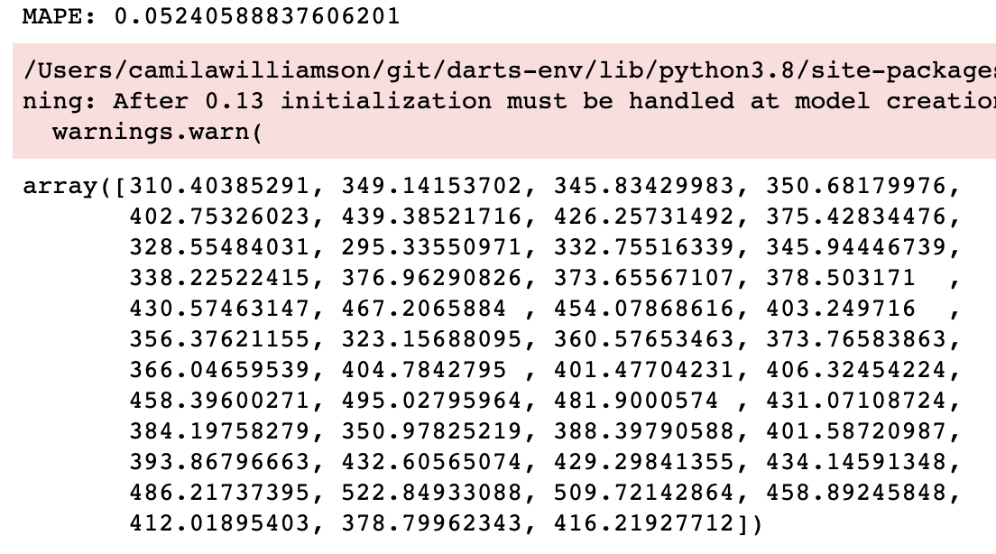 ExponentialSmoothing: downgrarde in model performance when migrating ...