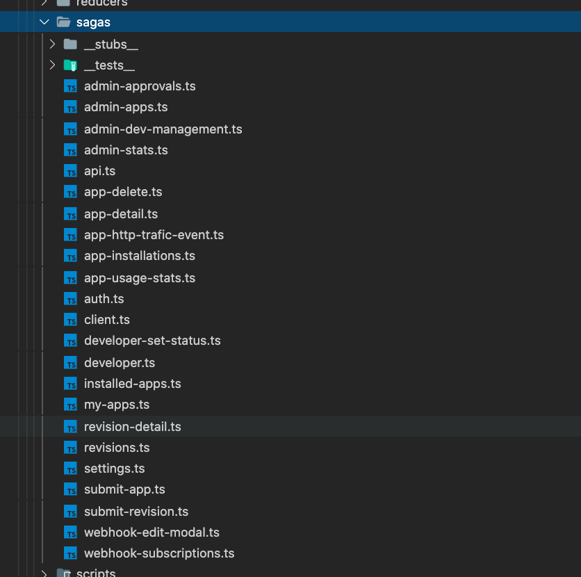 Refactor: STEP 3 Move Sagas to service's name file (Developer Portal) · Issue #2104 · reapit ...