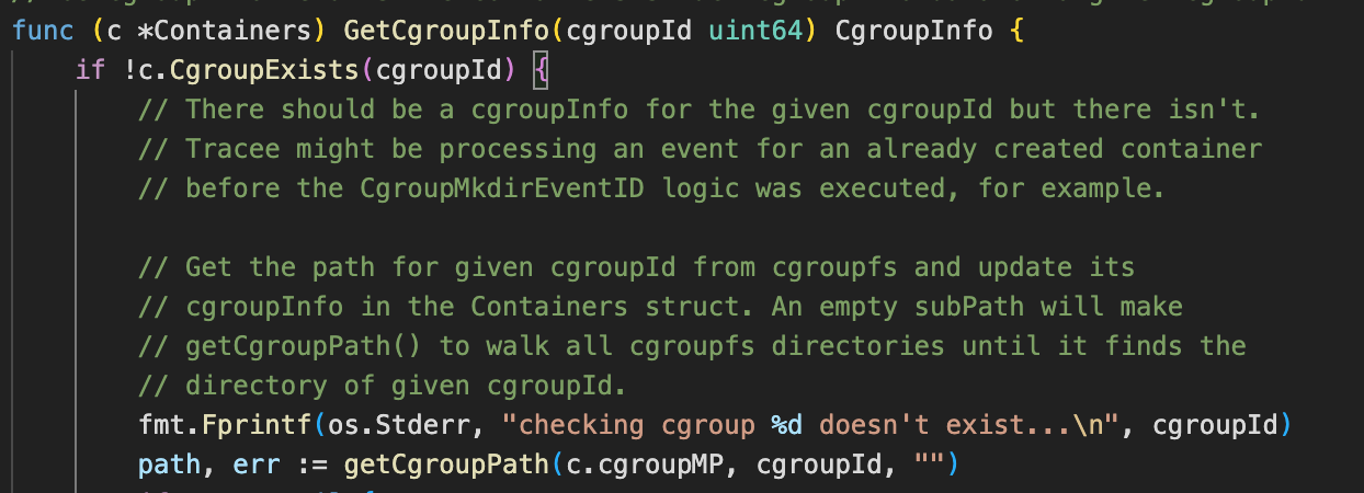 [BUG] Cgroup 1 doesn't exist when running from container · Issue #1900 · aquasecurity/tracee ...