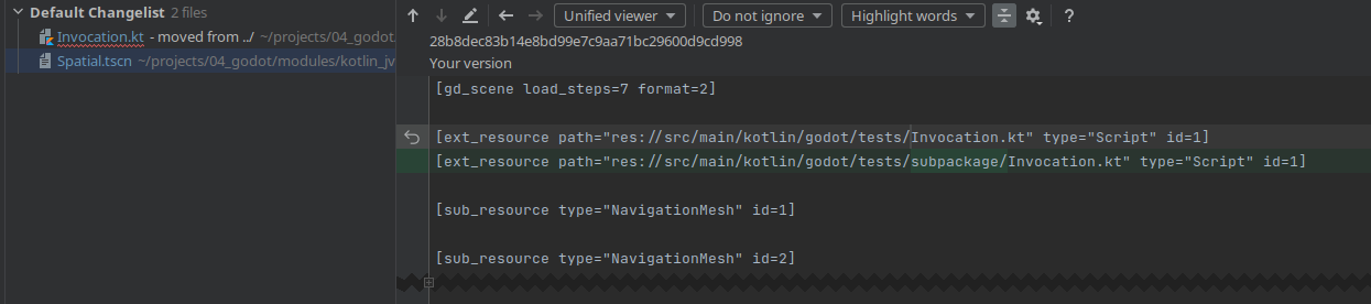 [Feature Request] When moving stuff around in IDEA automatically modify paths inside tscn files ...