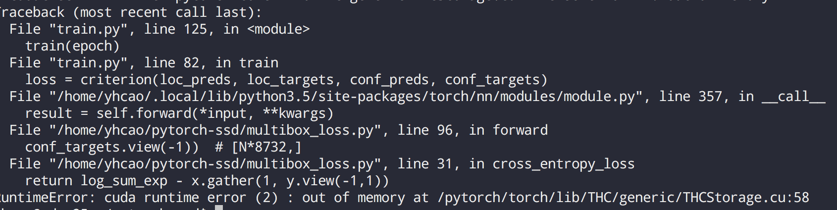 Run Out Of Memory · Issue 10 · Kuangliu Pytorch Ssd · Github