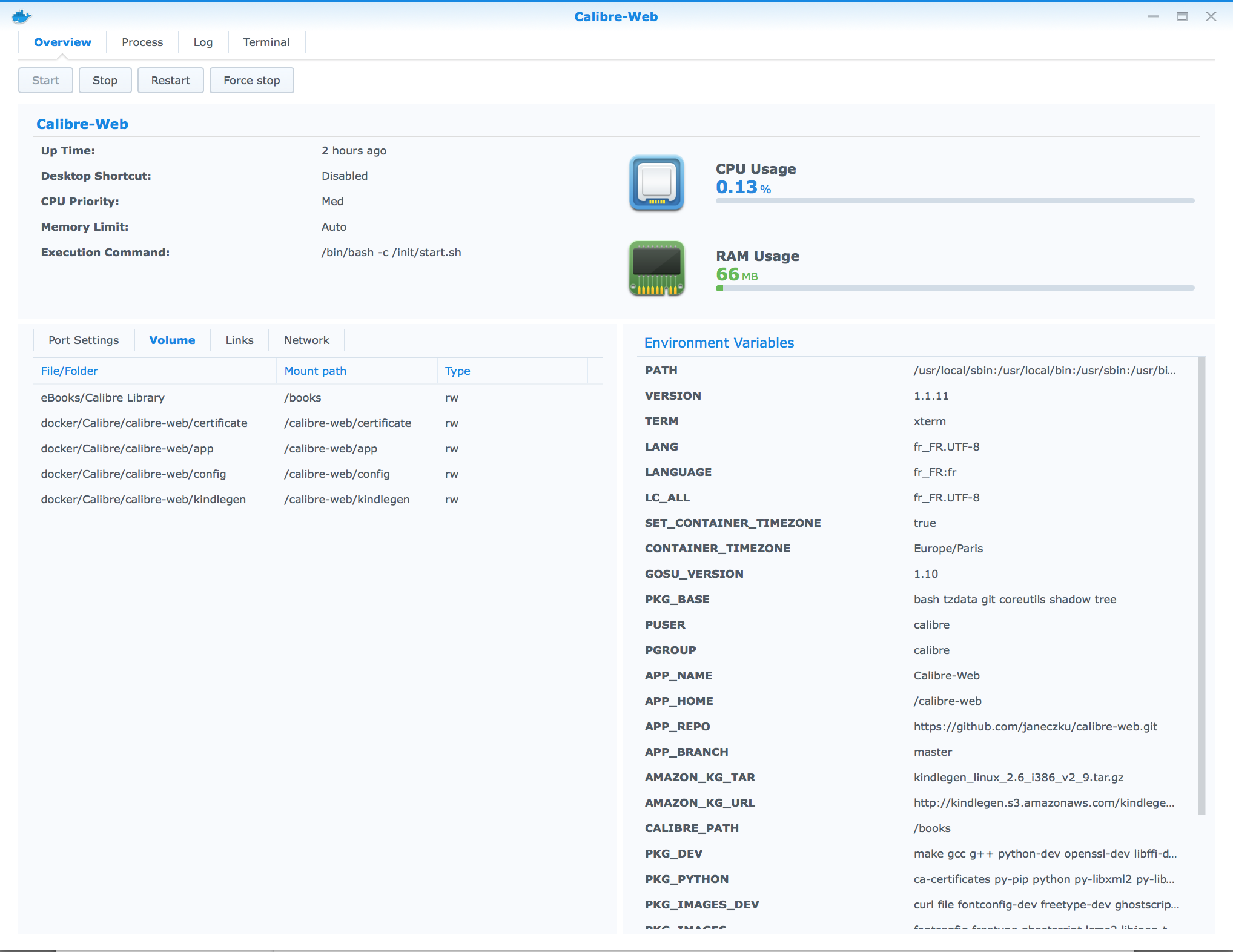 Can't get it to work on my Synology DSM 5.2-5644 using Docker 1.6.2-0036 package. · Issue #32 ...
