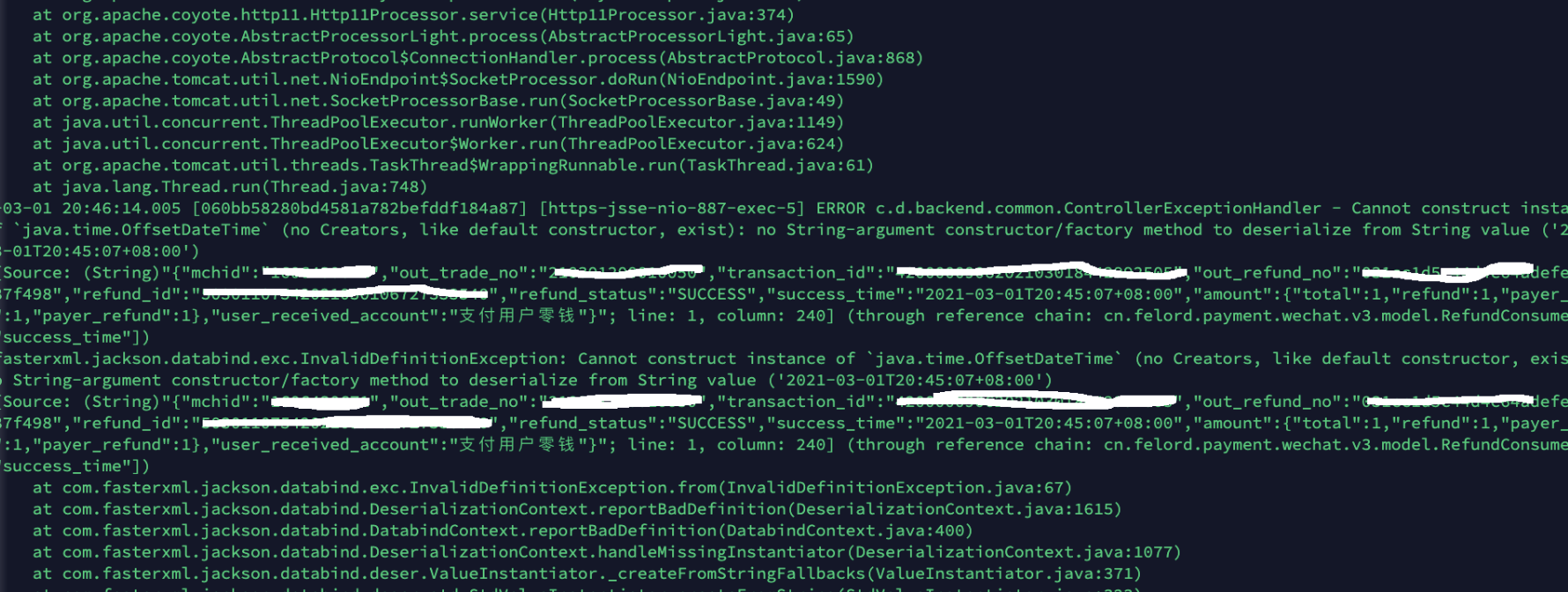 jsapit退款回调 时间映射出错 · Issue #13 · dromara/payment-spring-boot · GitHub