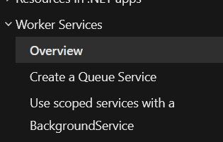 Change to title to `BackgroundService` instead of `Worker` · Issue #28451 · dotnet/docs · GitHub