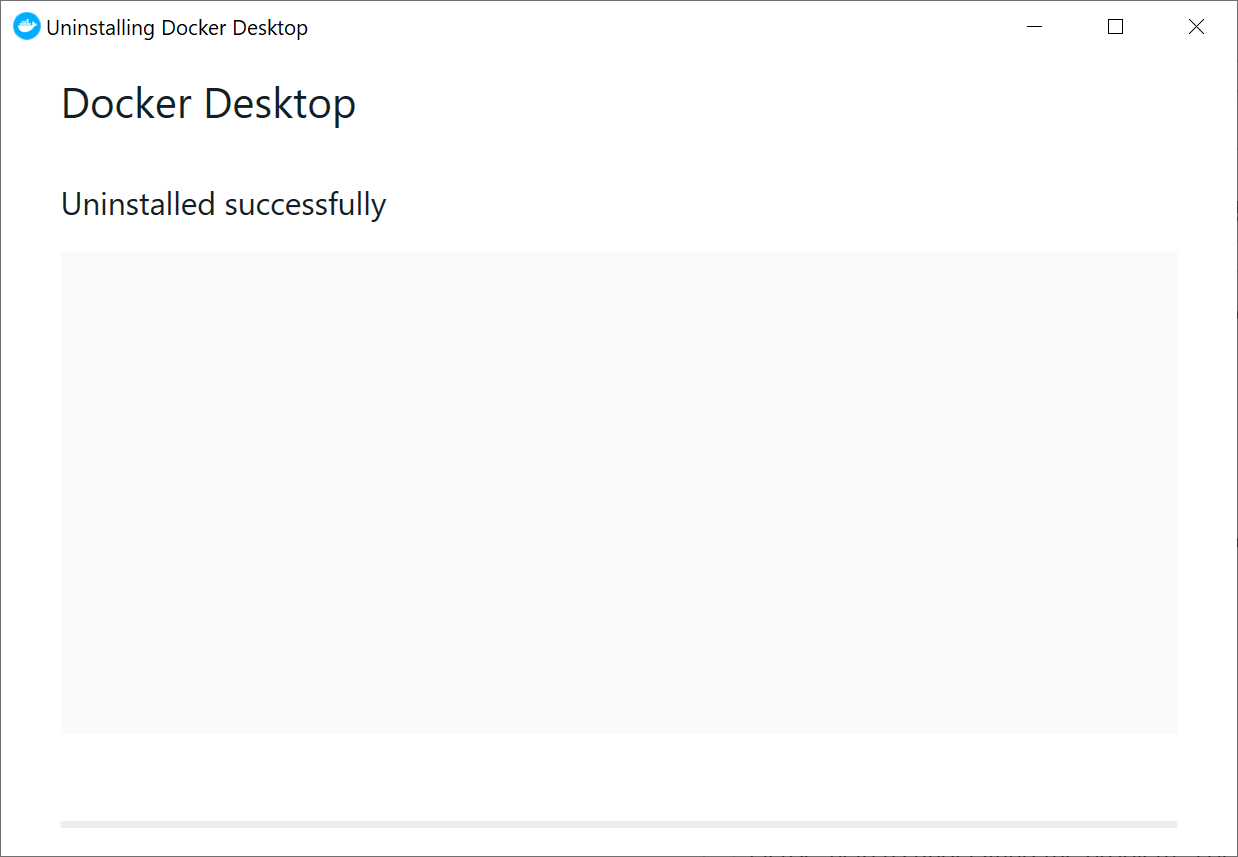Uninstall wizard does not logs / have close button / is stuck · Issue #4340 · docker/for-win ...