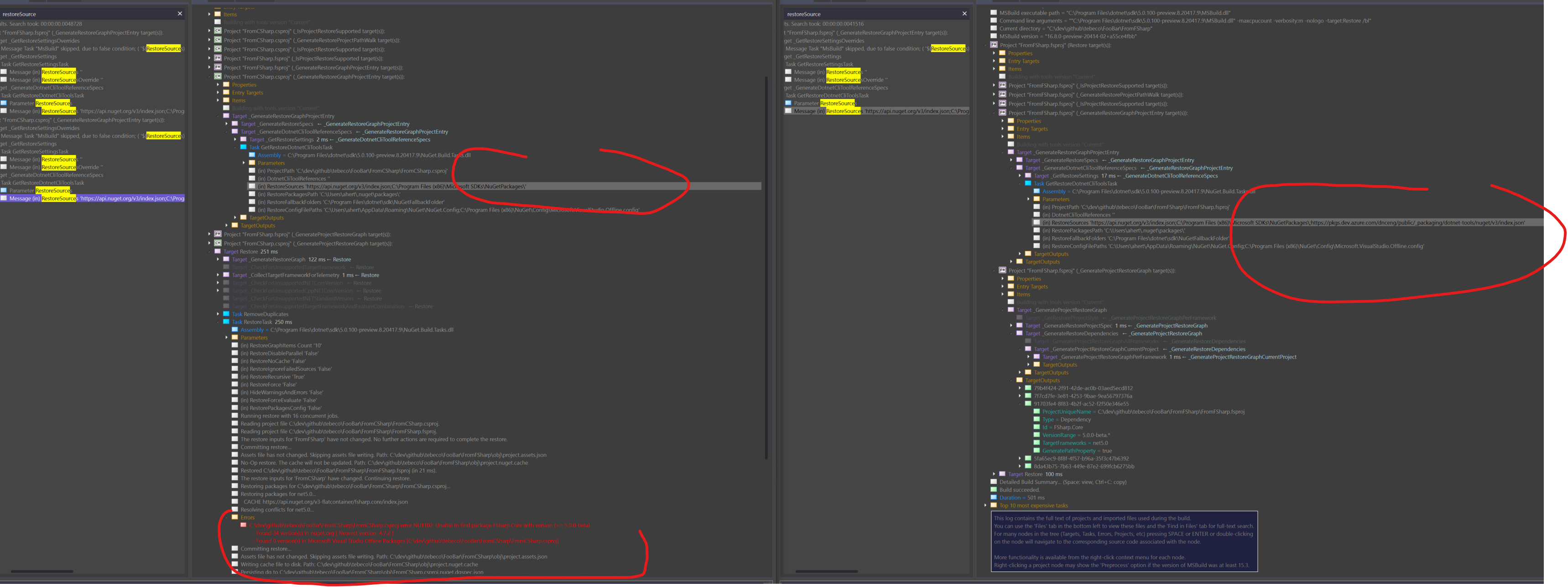 Mixed language projects restore broken with preview langversion · Issue #10033 · dotnet/fsharp ...