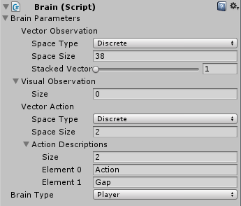 Vector Observation size mismatch between discrete agent and brain. · Issue #682 · Unity ...