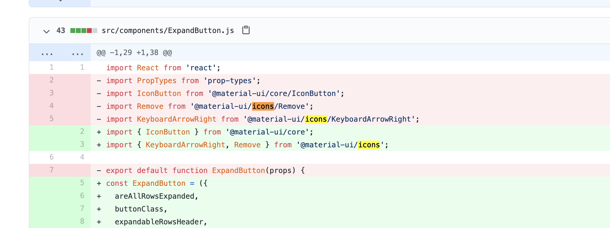 Incorrect tree shaking in release 3.7.2 causing entire mui icons to be included · Issue #1603 ...